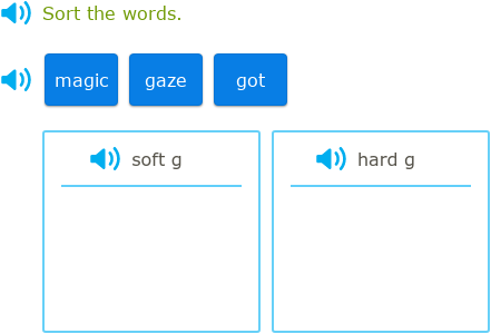 IXL | Sort soft and hard g words and soft and hard c words | Grade 2 ...
