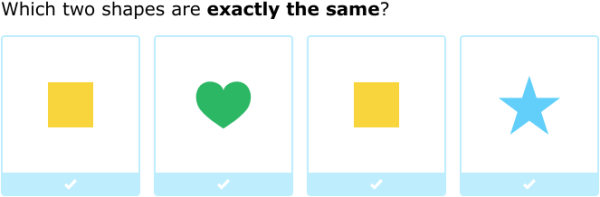 IXL | Same and different | Jr. kindergarten math