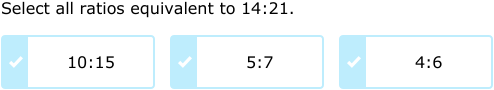 IXL | Identify equivalent ratios | Grade 8 math