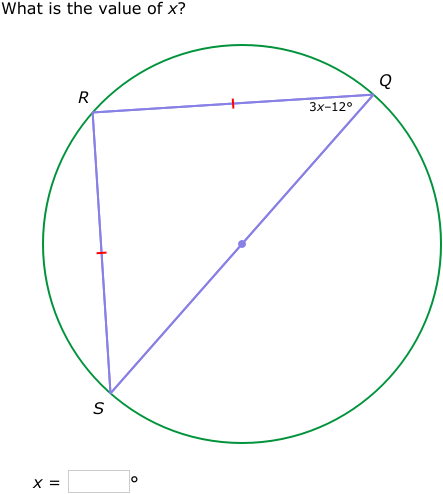 IXL | Angles in inscribed right triangles | Grade 9 math