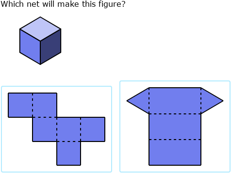 IXL | Nets of three-dimensional figures | Grade 4 math