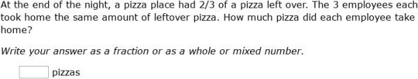 IXL | Divide fractions: word problems | Grade 8 math