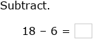 IXL | Subtract a one-digit number from a two-digit number - without ...