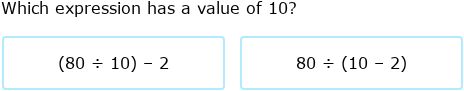 IXL | Evaluate numerical expressions with parentheses in different places | Grade 6 math