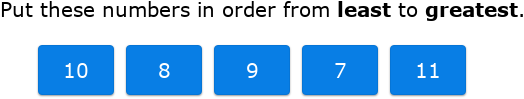 IXL | Put numbers in counting order - up to 20 | Grade 1 math