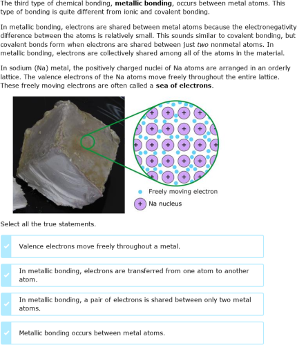 IXL | Introduction to chemical bonding | Grade 9 science