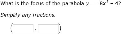 IXL | Find properties of parabolas | Grade 12 math
