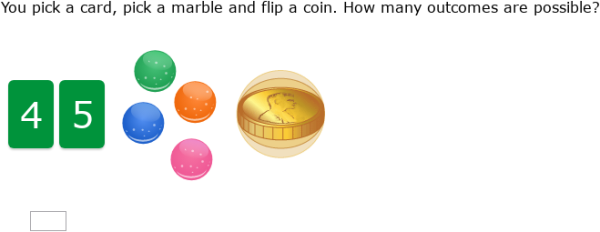 IXL | Compound events: find the number of outcomes | Grade 7 math