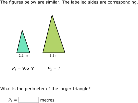IXL | Area and perimeter of similar figures | Grade 9 math
