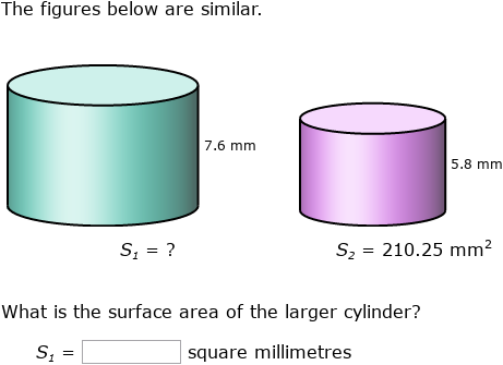 IXL | Volume and surface area of similar solids | Grade 9 math