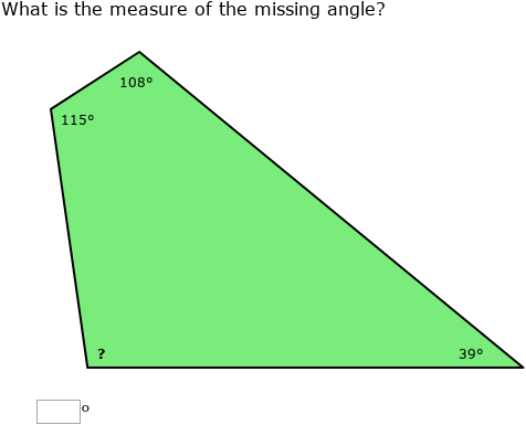IXL | Find missing angles in triangles and quadrilaterals | Grade 6 math