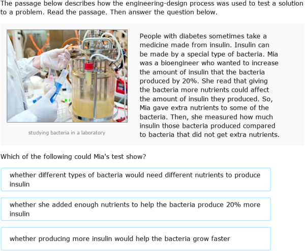 IXL | Evaluate tests of engineering-design solutions | Grade 6 science
