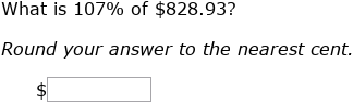 IXL | Percents of numbers and money amounts | Grade 8 math