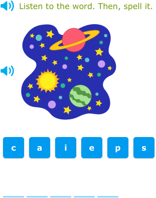 IXL | Spell the soft g or soft c word | Grade 2 English language arts