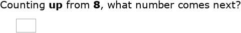 IXL | Count up and down to find the next number - up to 10 ...