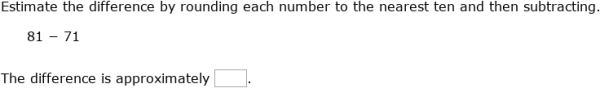 IXL | Estimate differences | Grade 2 math