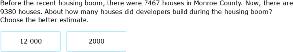 IXL | Estimate differences: word problems | Grade 4 math