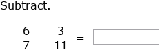 IXL | Add and subtract fractions with unlike denominators | Grade 7 math