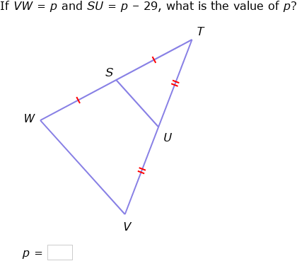 IXL | Midsegments of triangles | Grade 10 math