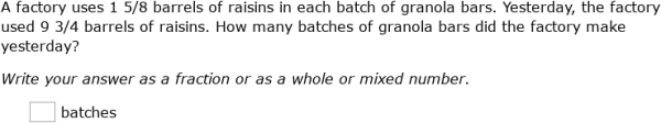 IXL | Divide fractions and mixed numbers: word problems | Grade 7 math