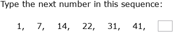 IXL | Complete an increasing number pattern | Grade 4 math