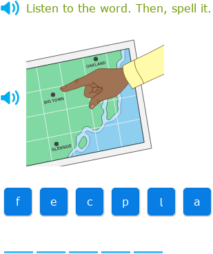IXL | Spell the soft g or soft c word | Grade 2 English language arts