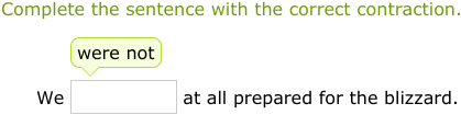 IXL | Contractions with "not" | Grade 4 English language arts