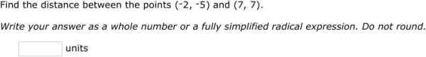IXL | Distance between two points | Grade 9 math