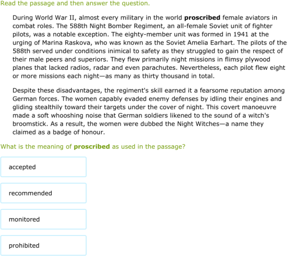 IXL | Use context to identify the meaning of a word | Grade 9 English ...