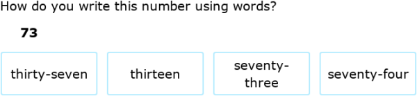 IXL Writing Numbers In Words Convert Digits To Words Grade 1 Math