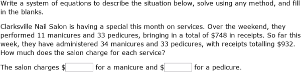 IXL | Solve a system of equations using any method: word problems ...