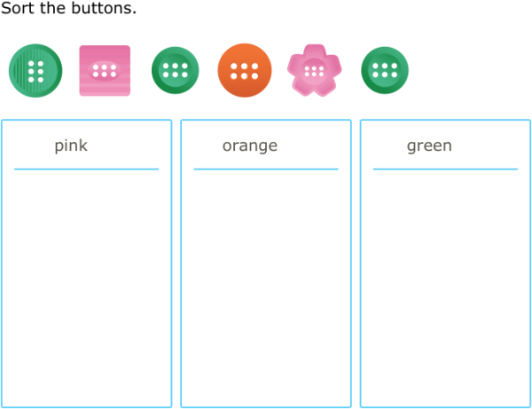 IXL | Classify and sort by colour | Kindergarten math