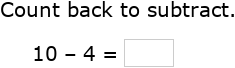 IXL | Subtract by counting back - up to 20 | Grade 1 math