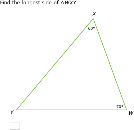 IXL | Angle-side relationships in triangles | Grade 11 math
