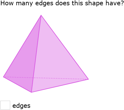 IXL | Count vertices, edges and faces | Grade 1 math