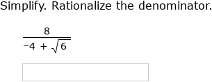 IXL | Simplify radical expressions using conjugates | Grade 11 math