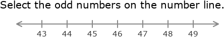 IXL | Even or odd numbers on number lines | Grade 1 math