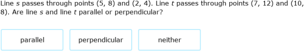 IXL | Slopes of parallel and perpendicular lines | Grade 9 math
