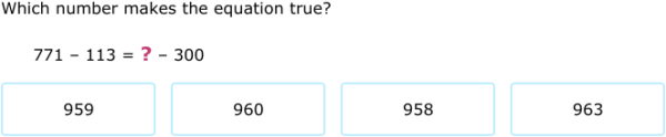 IXL | Balance subtraction equations - up to three digits | Grade 3 math