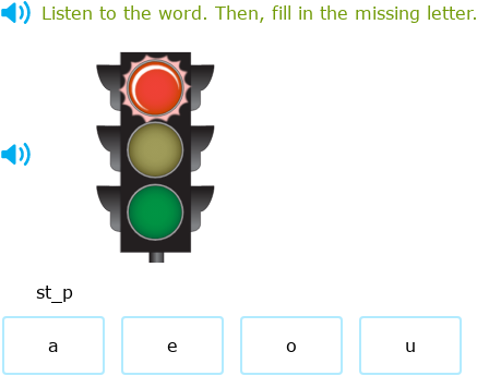IXL | Complete the word with the correct short vowel | Grade 2 English ...