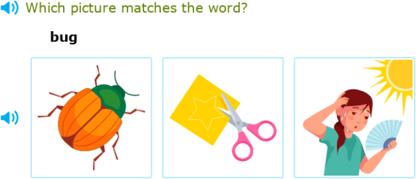 IXL | Choose the picture that matches the short u word: lowercase | Jr ...