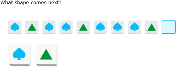 IXL | Find the next shape in a growing pattern | Grade 2 math
