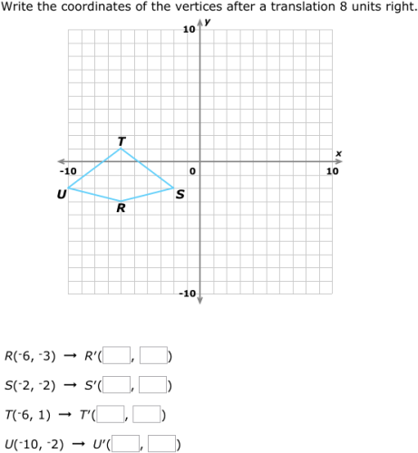 IXL | Translations: find the coordinates | Grade 10 math