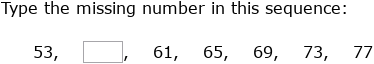 IXL | Number sequences | Grade 3 math