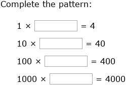 IXL | Multiplication patterns over increasing place values | Grade 3 math