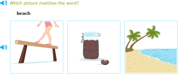 IXL | Choose the picture that matches the vowel team word | Grade 2 ...