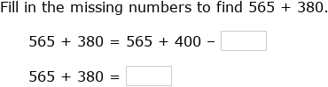 IXL | Use compensation to add | Grade 5 math