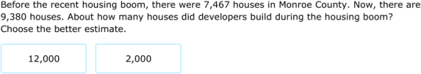 IXL | Estimate differences: word problems | Grade 4 math