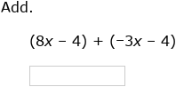 IXL | Add and subtract linear expressions | Grade 8 math