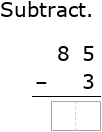 IXL | Subtract a one-digit number from a two-digit number | Grade 1 math